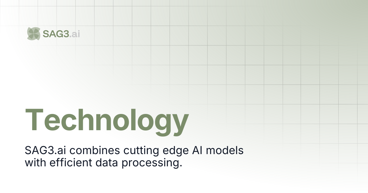 Technology | SAG3 Docs